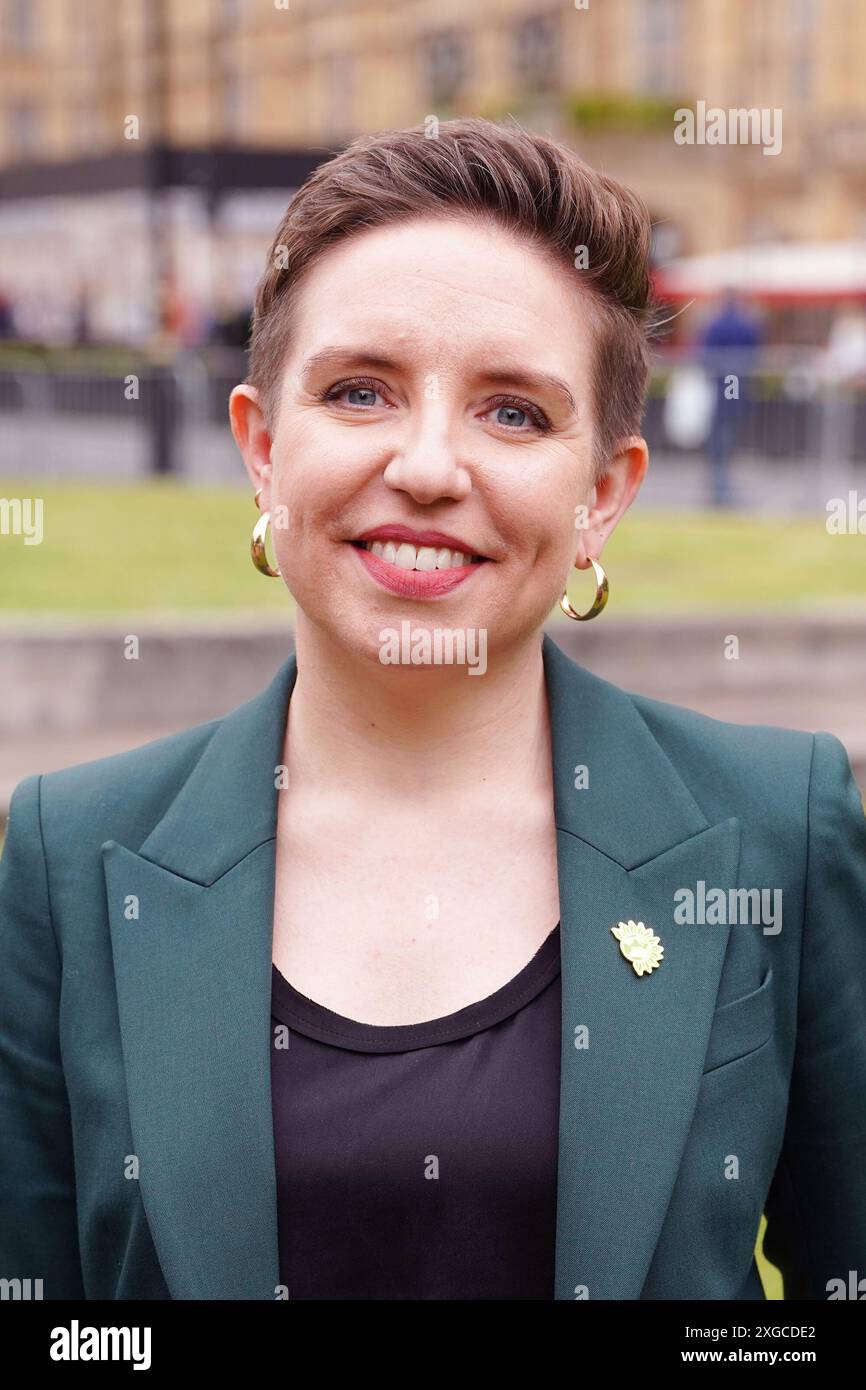 New Green MP, party co-leader Carla Denyer (Bristol Central) poses for ...