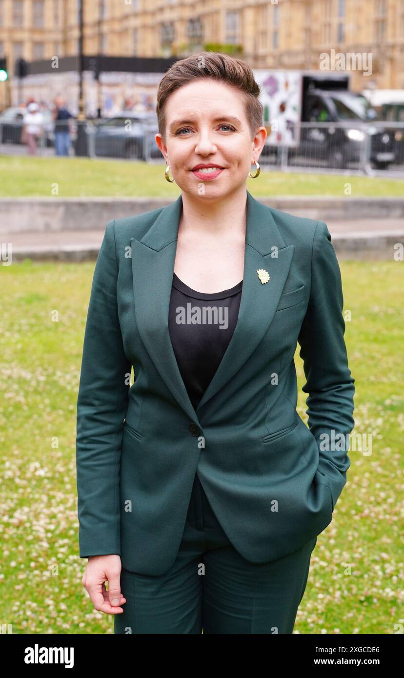 New Green MP, party co-leader Carla Denyer (Bristol Central) poses for ...