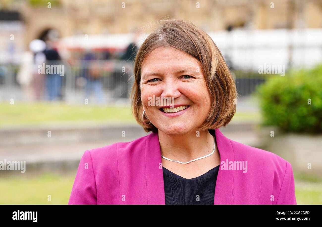New Green MP Ellie Chowns (North Herefordshire) poses for photos on ...