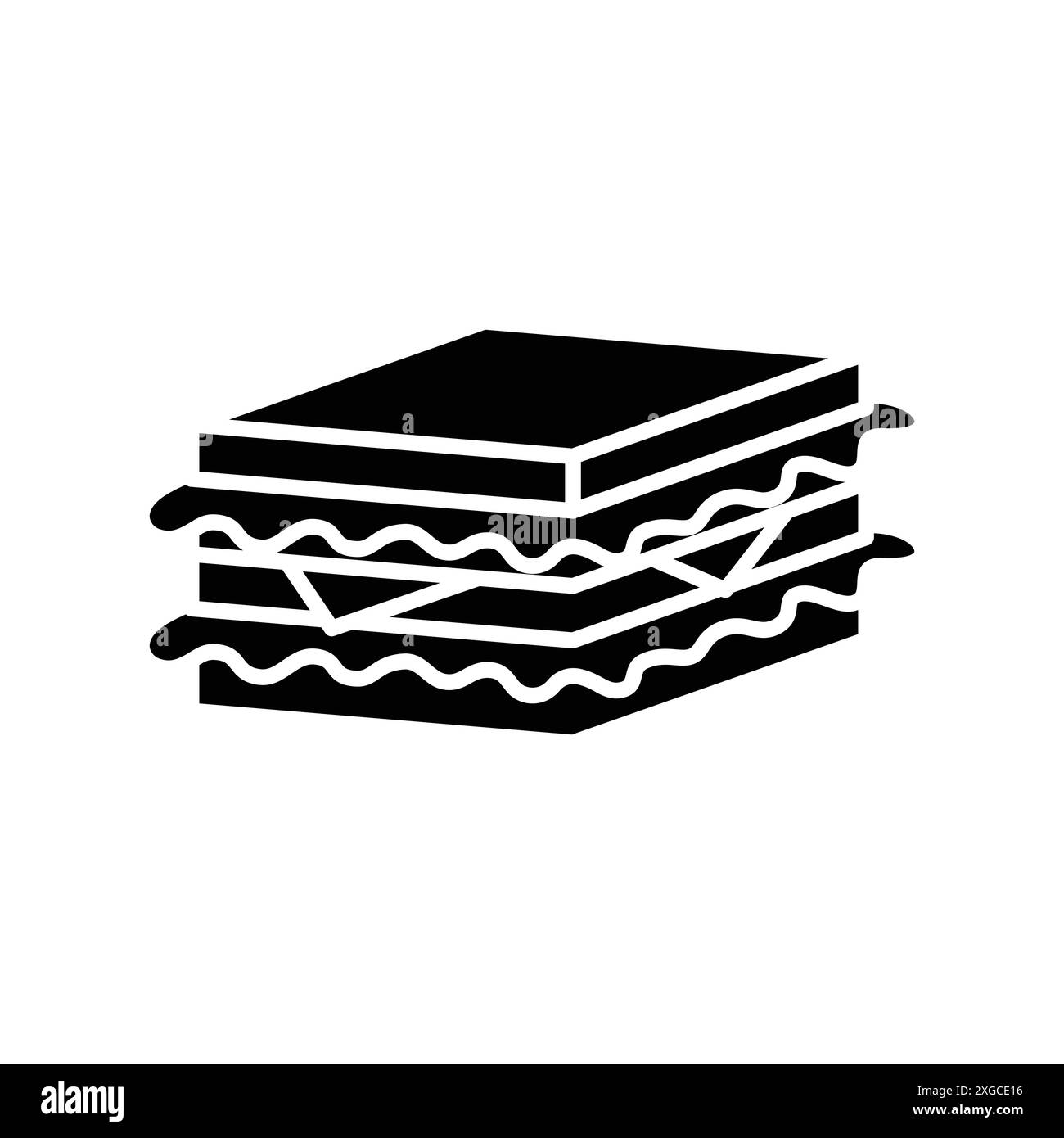 sandwich icon vector design template in white background Stock Vector ...