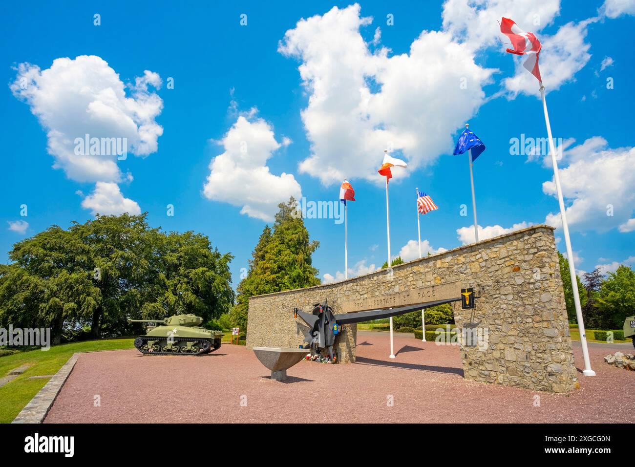France, Orne, Coudehard Memorial Mont Ormel or Montormel Memorial ...