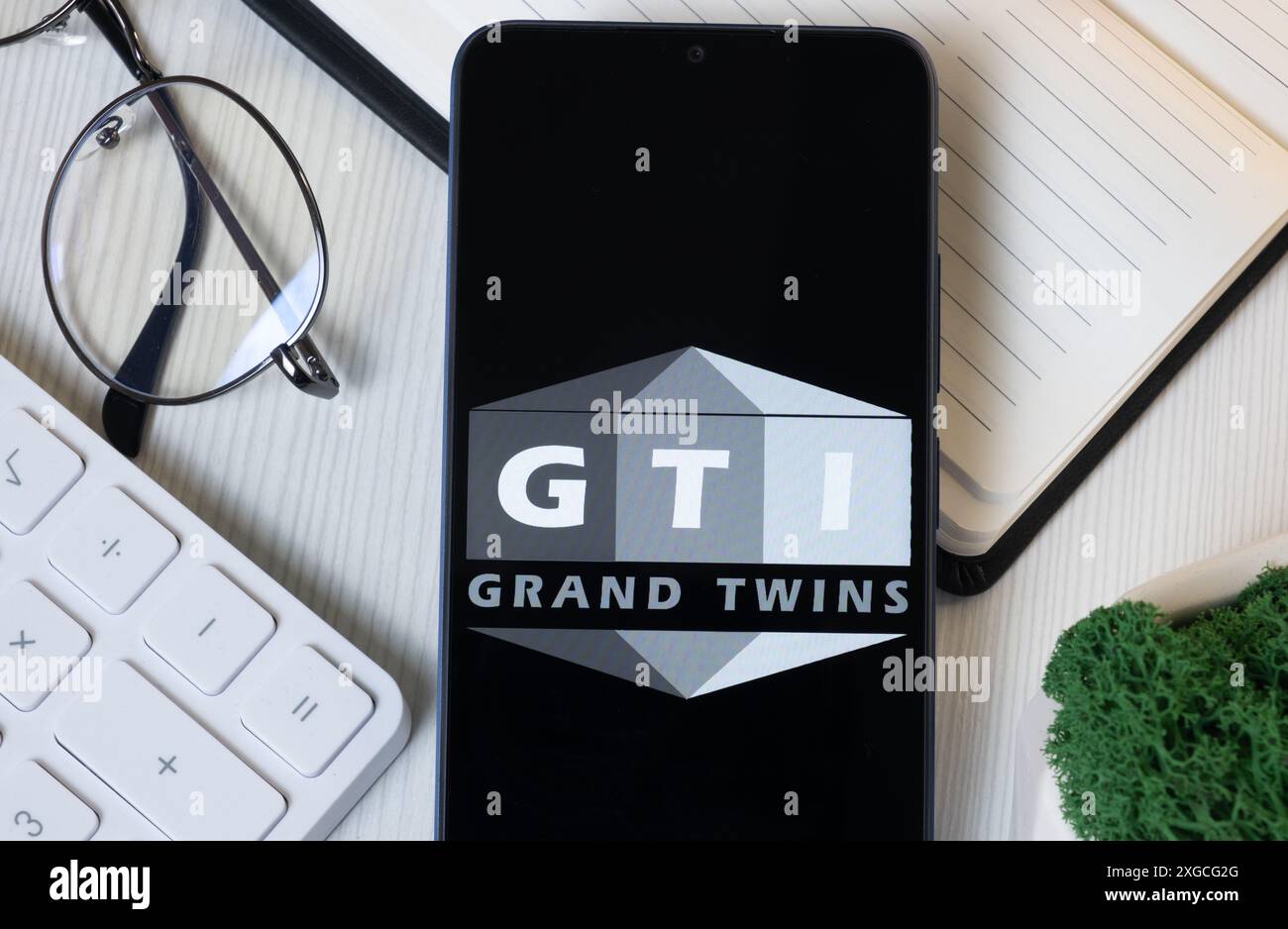 New York, USA - 11 June 2024: Grand Twins International Cambodia Logo ...