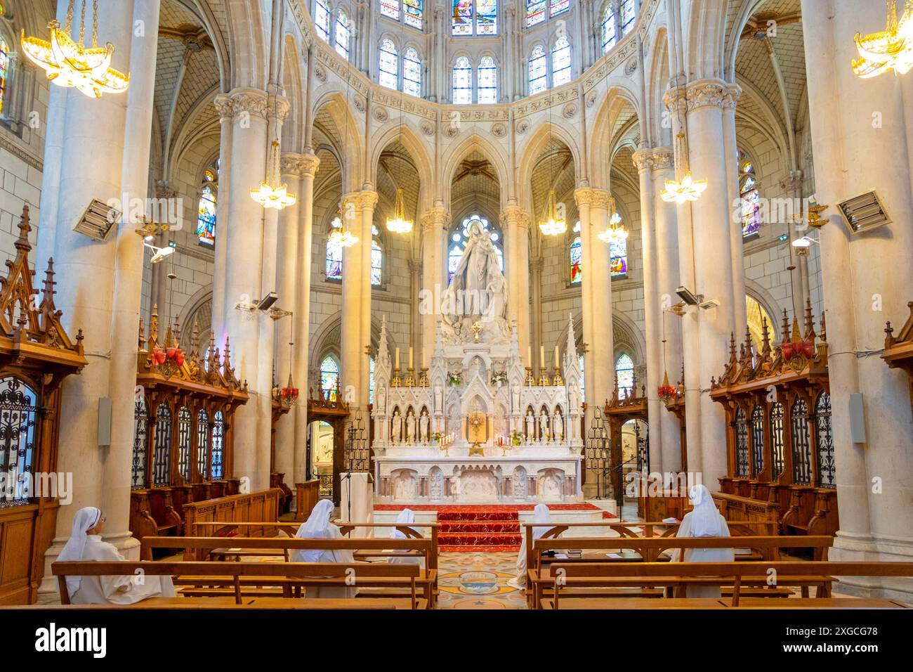 France, Orne, La Chapelle Montligeon, the sanctuary of Notre Dame de ...
