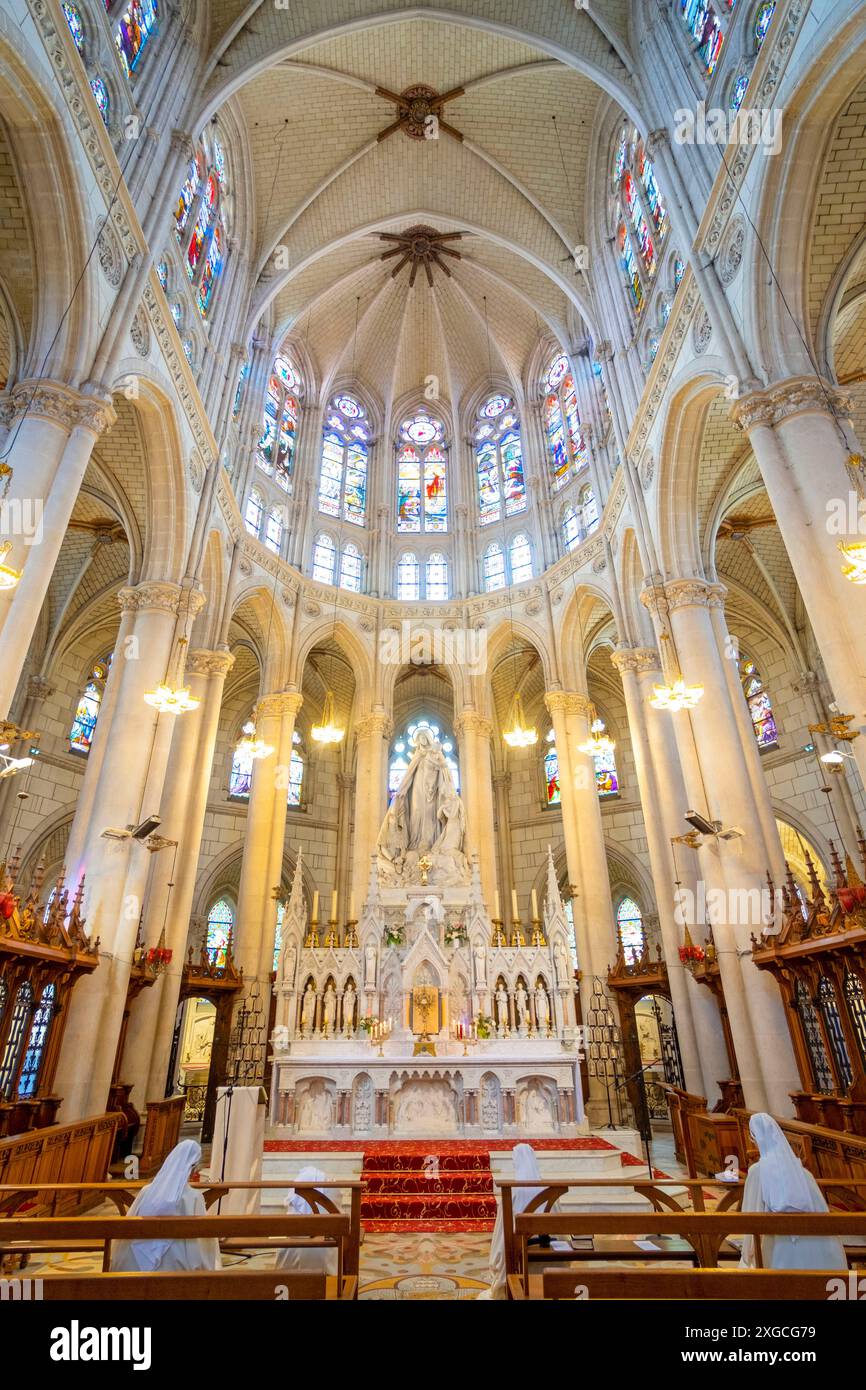 France, Orne, La Chapelle Montligeon, the sanctuary of Notre Dame de ...