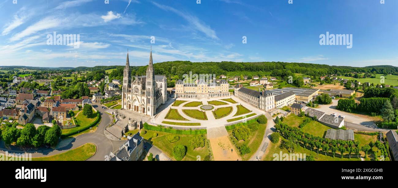 France, Orne, La Chapelle Montligeon, the sanctuary of Notre Dame de ...