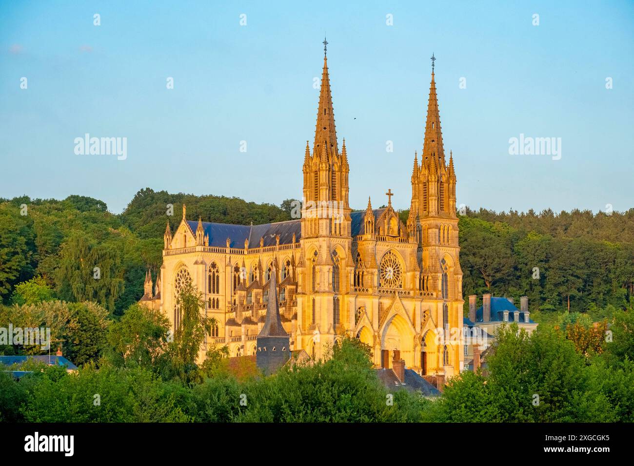France, Orne, La Chapelle Montligeon, the sanctuary of Notre Dame de ...