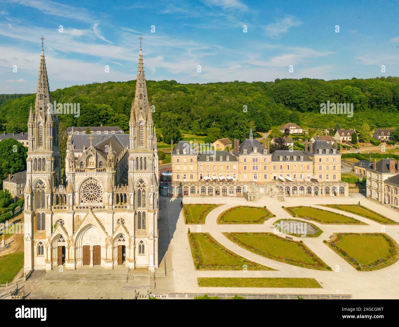 France, Orne, La Chapelle Montligeon, the sanctuary of Notre Dame de ...
