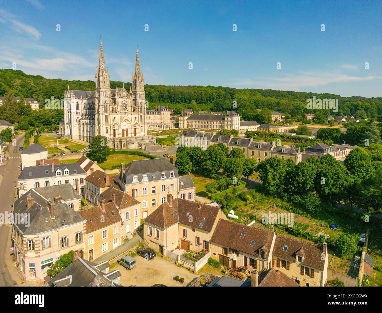 France, Orne, La Chapelle Montligeon, the sanctuary of Notre Dame de ...