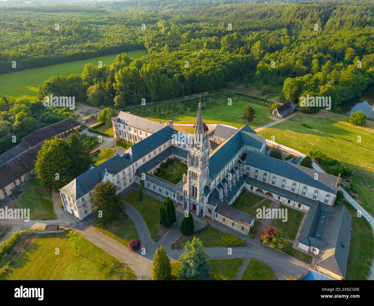 Trappe abbey normandy hi-res stock photography and images - Alamy