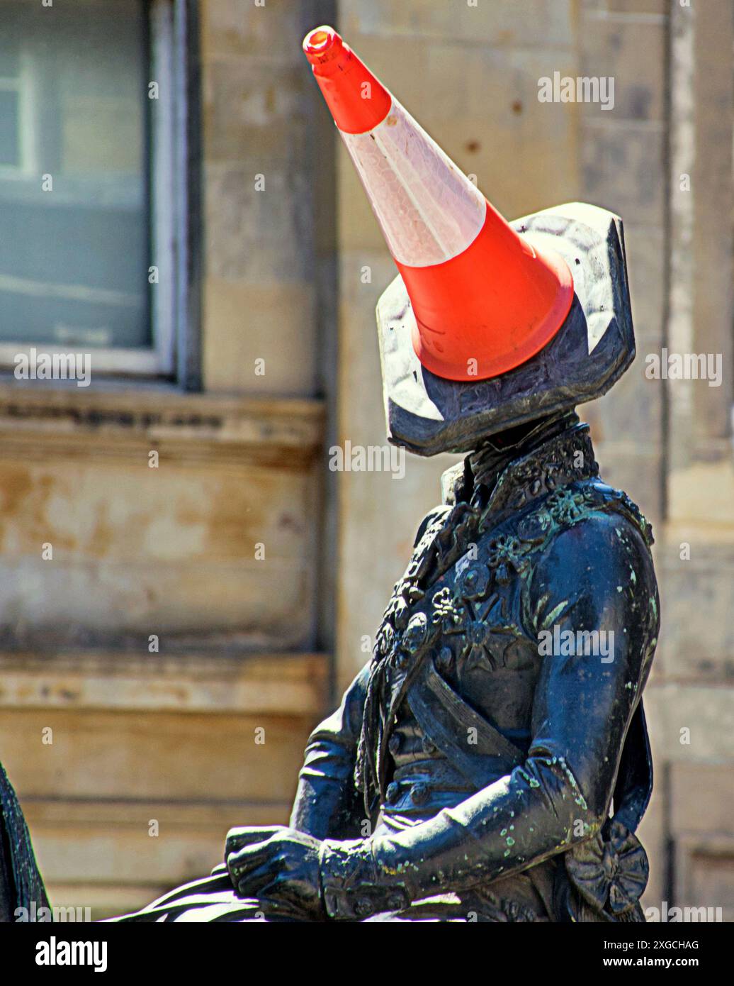 Glasgow, Scotland, UK. 8th July, 2024: UK Weather: Sunny as the cone ...