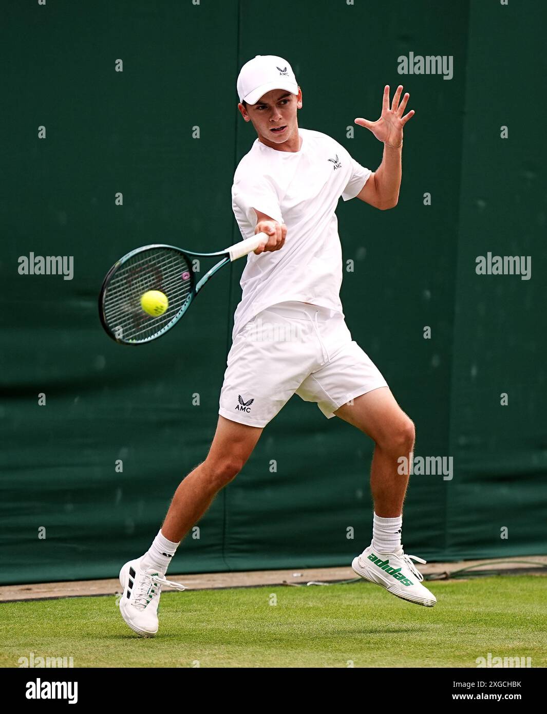 Charlie Robertson on day eight of the 2024 Wimbledon Championships at ...
