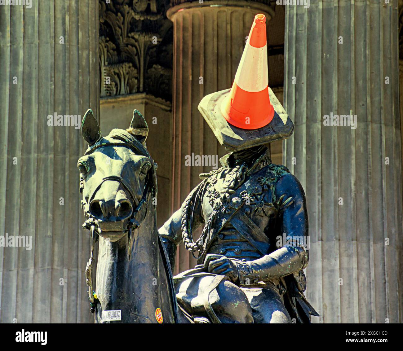Glasgow, Scotland, UK. 8th July, 2024: UK Weather: Sunny as the cone ...
