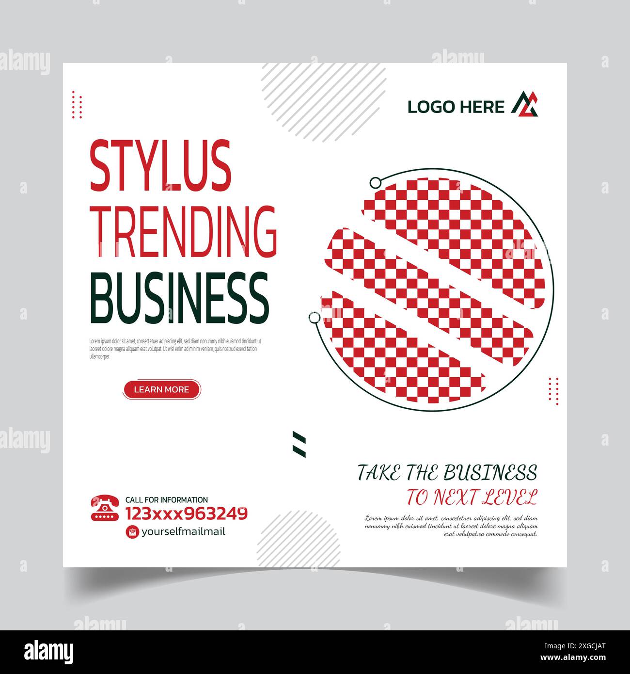 Trending Modern Social Media Post Design Banner Stock Vector Image ...