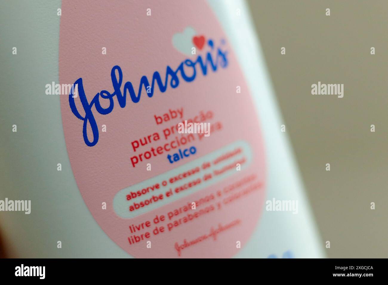 Paraguay. 08th July, 2024. In this photo illustration, a Johnson ...