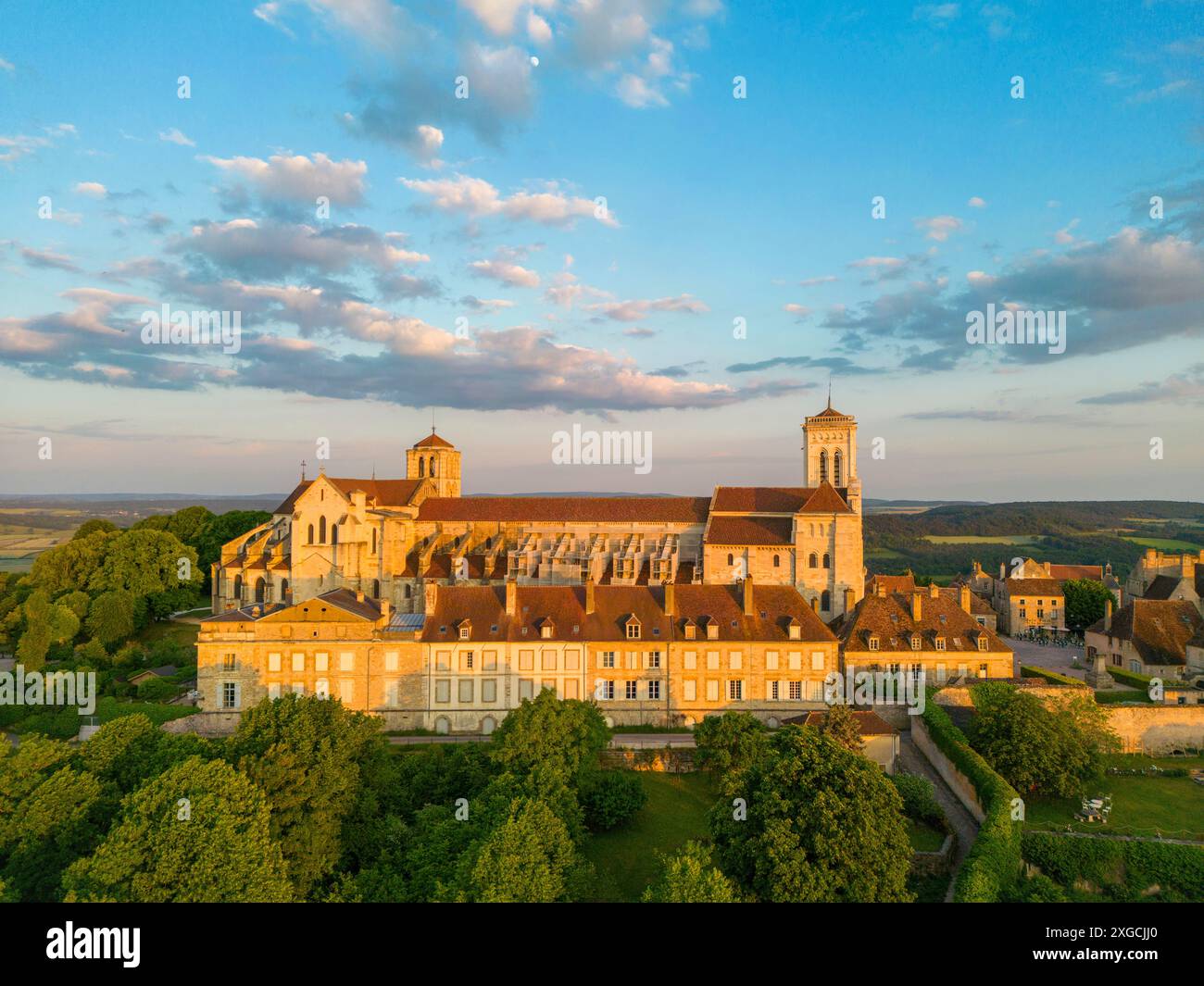 France, Yonne, Morvan regional natural park, Vezelay, labeled The Most ...