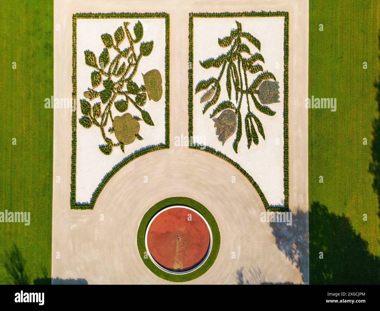 France, Yonne, Ancy le Franc castle and its park designed by Andre Le ...