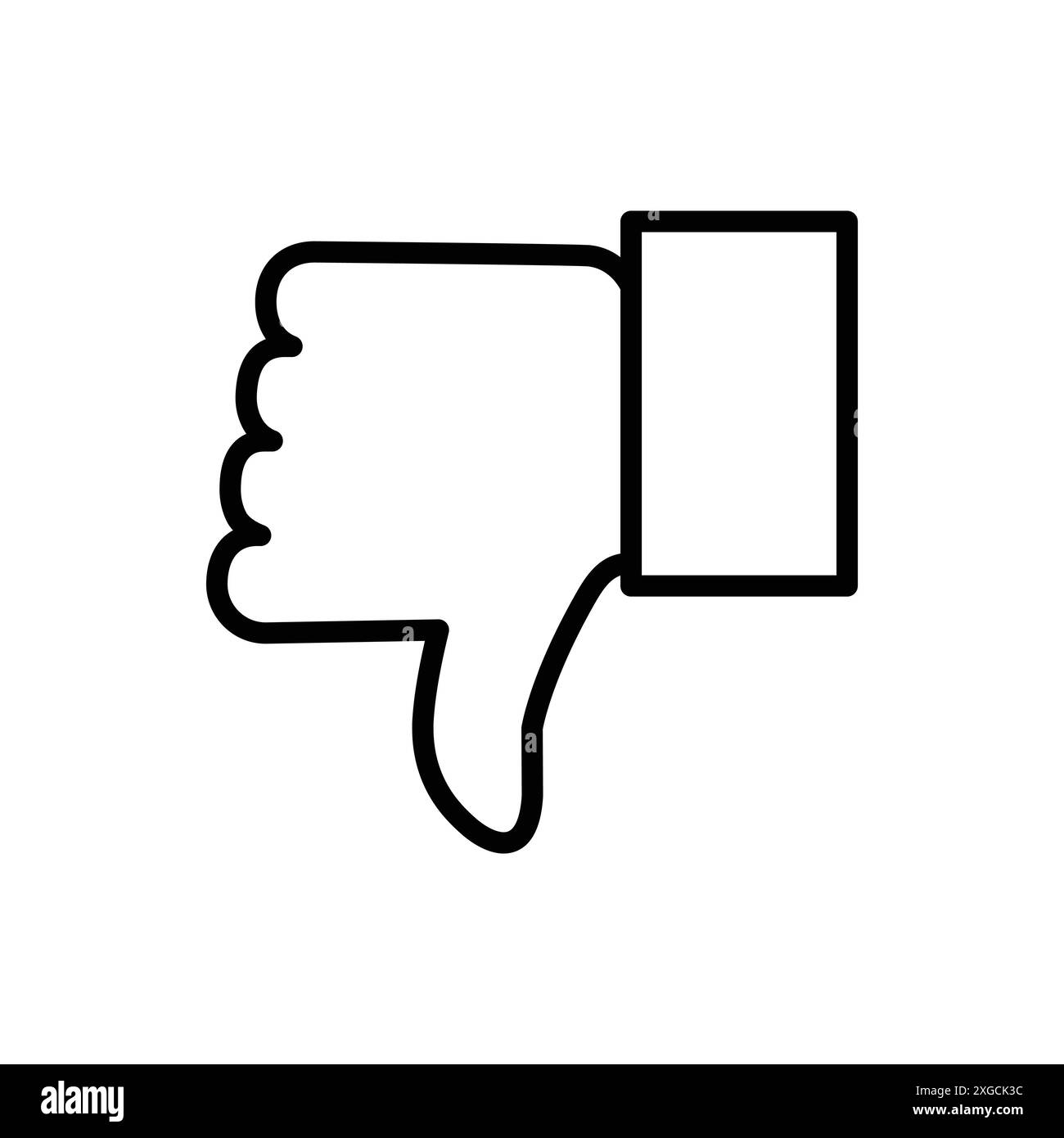 thumb up - thumb down icon vector design template in white background ...