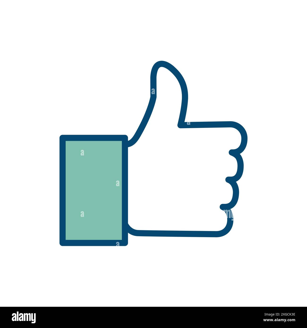 thumb up - thumb down icon vector design template in white background ...