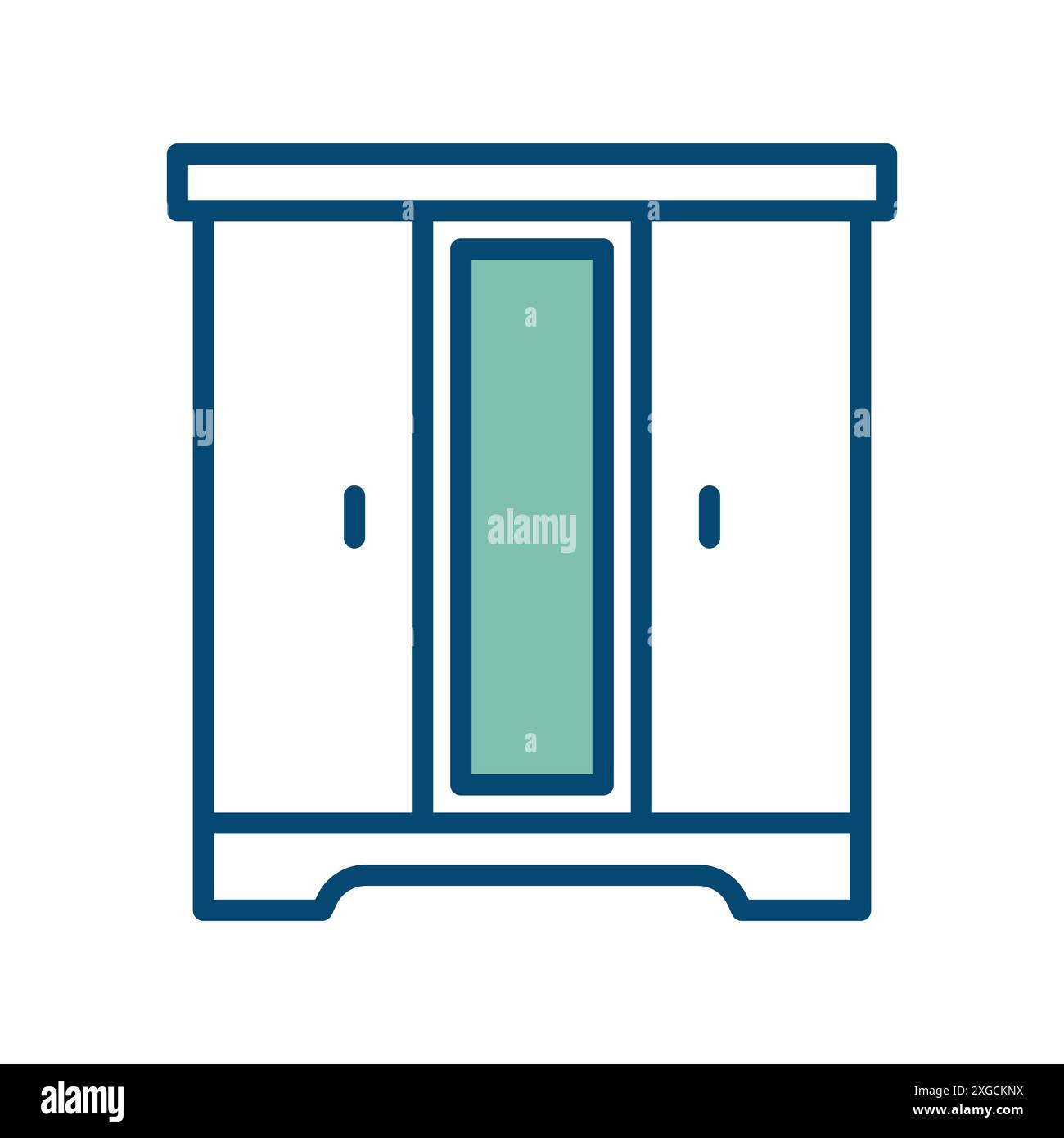 wardrobe icon vector design template in white background Stock Vector ...