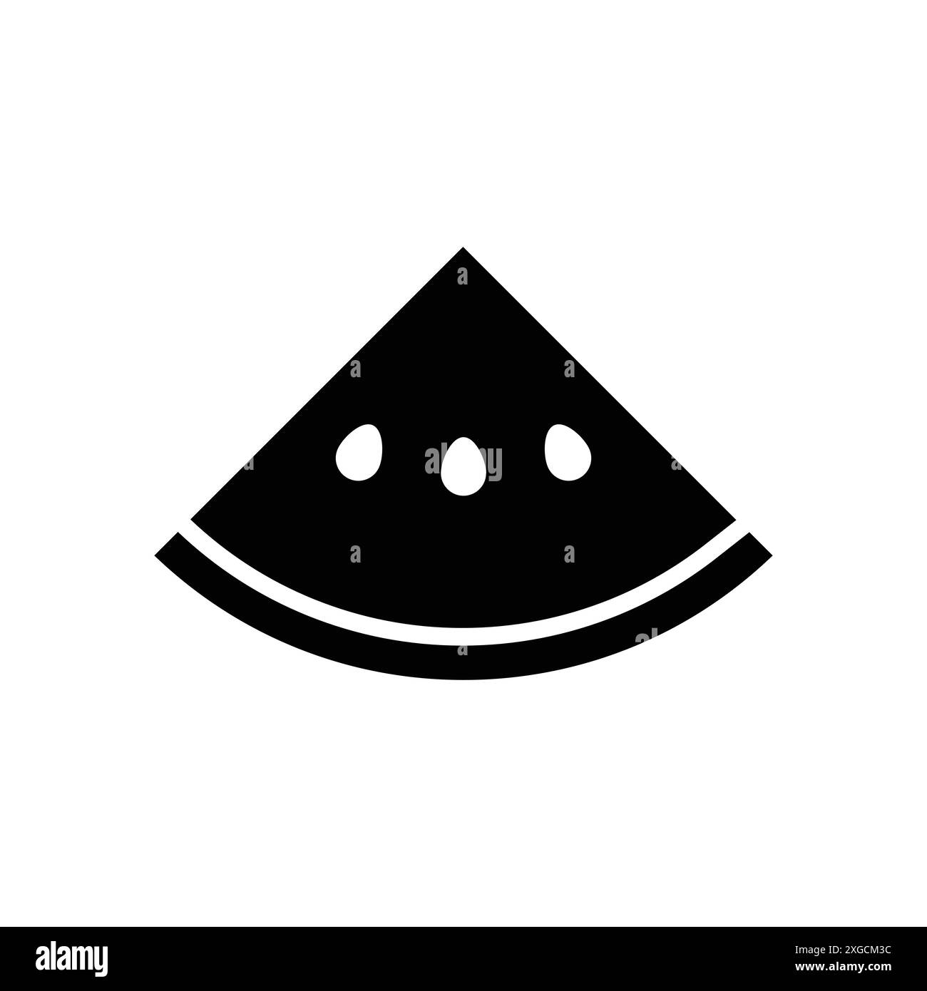 watermelon icon vector design template in white background Stock Vector ...