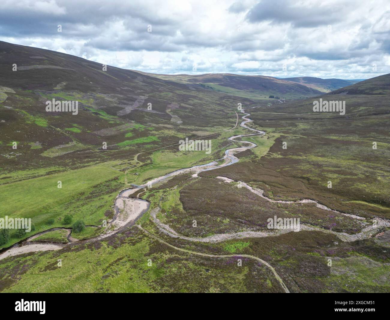 Aerial view cairngorms national park hi-res stock photography and ...