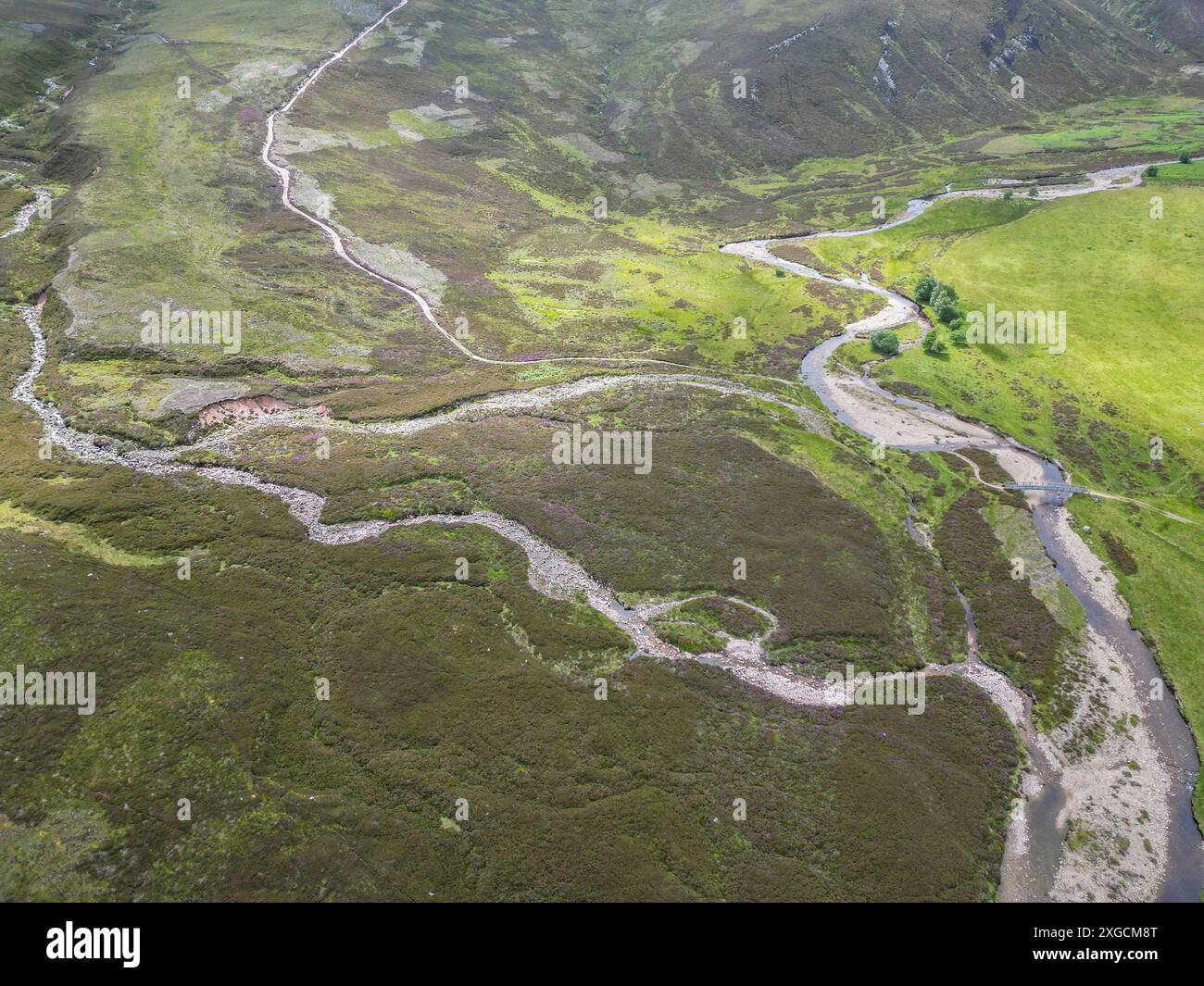 Aerial view cairngorms national park hi-res stock photography and ...