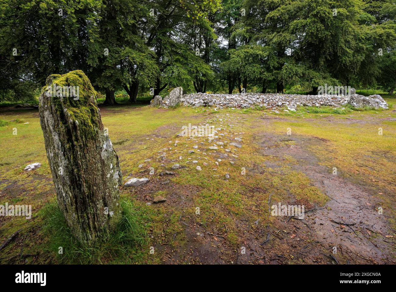 The Bronze Age Clava Cairns, Inverness-shire, Scotland Stock Photo - Alamy