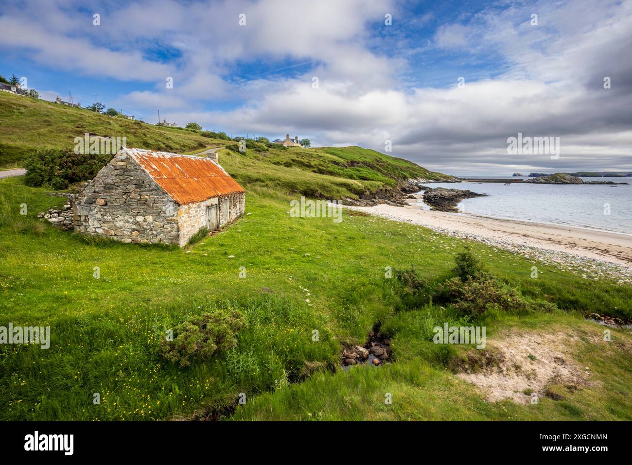 Talmine beach on Tongue Bay, Highlands, North Scotland Stock Photo - Alamy