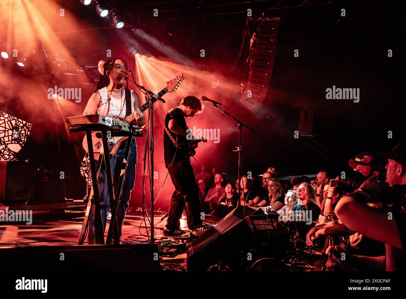 Roskilde, Denmark. 06th, July 2024. The British band English Teacher ...