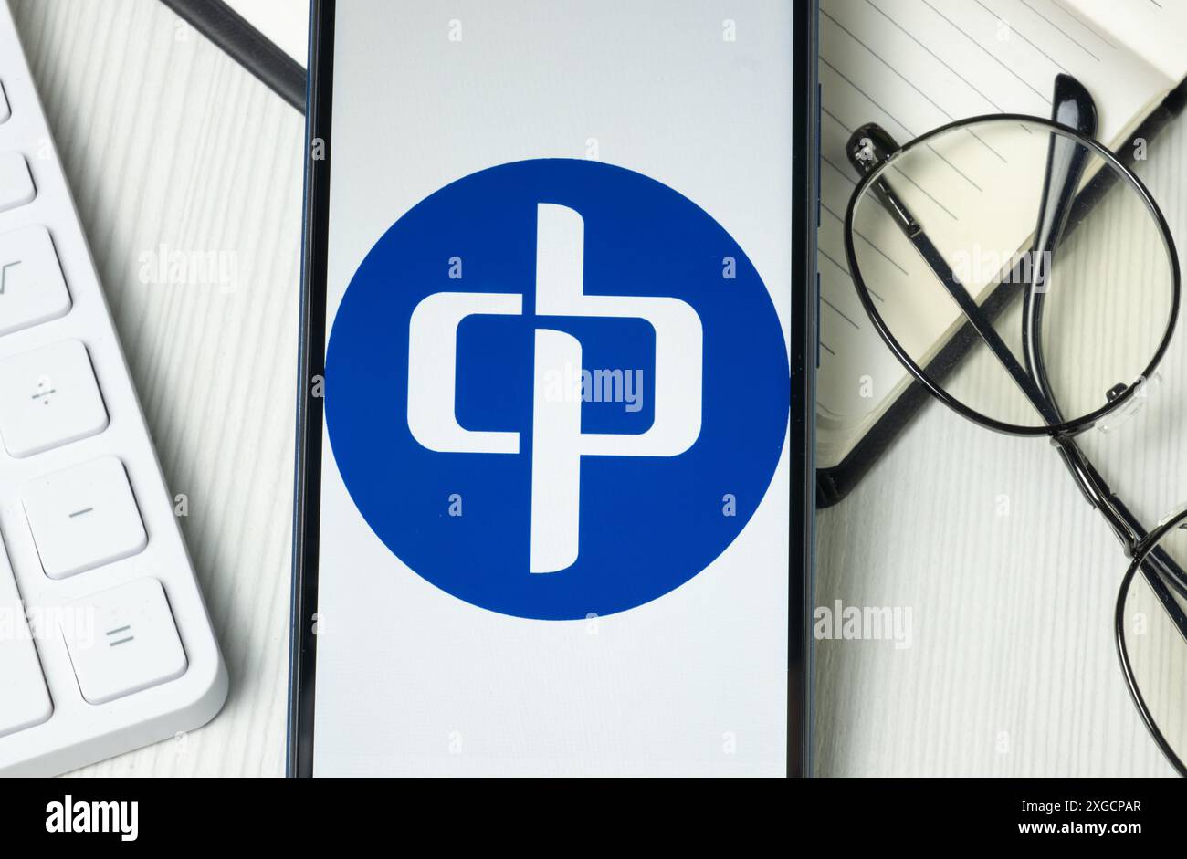 New York, USA - 21 June 2024: CLP Group Logo on Phone Screen, Company ...