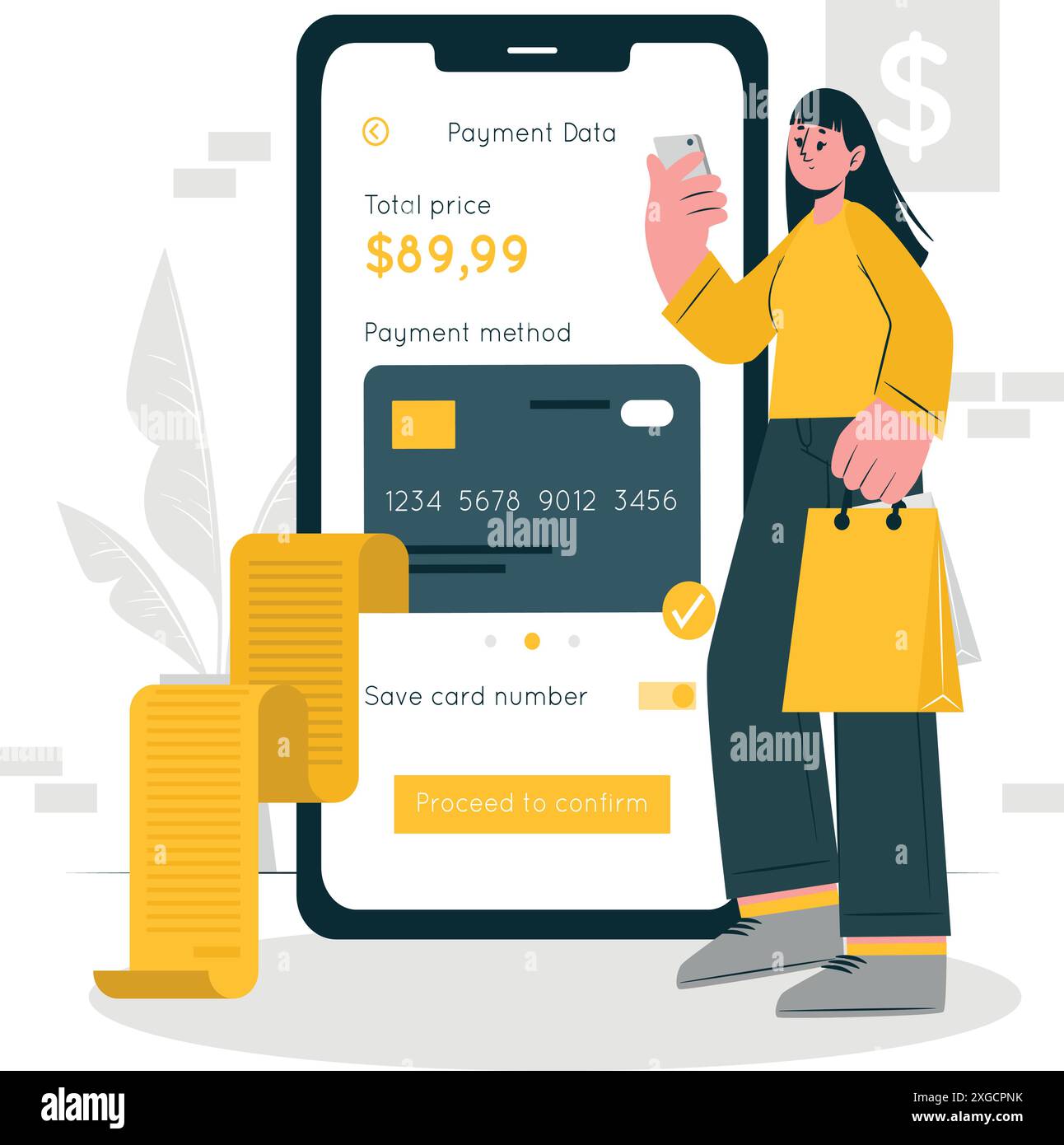 Mobile payments concept illustration Stock Vector Image & Art - Alamy