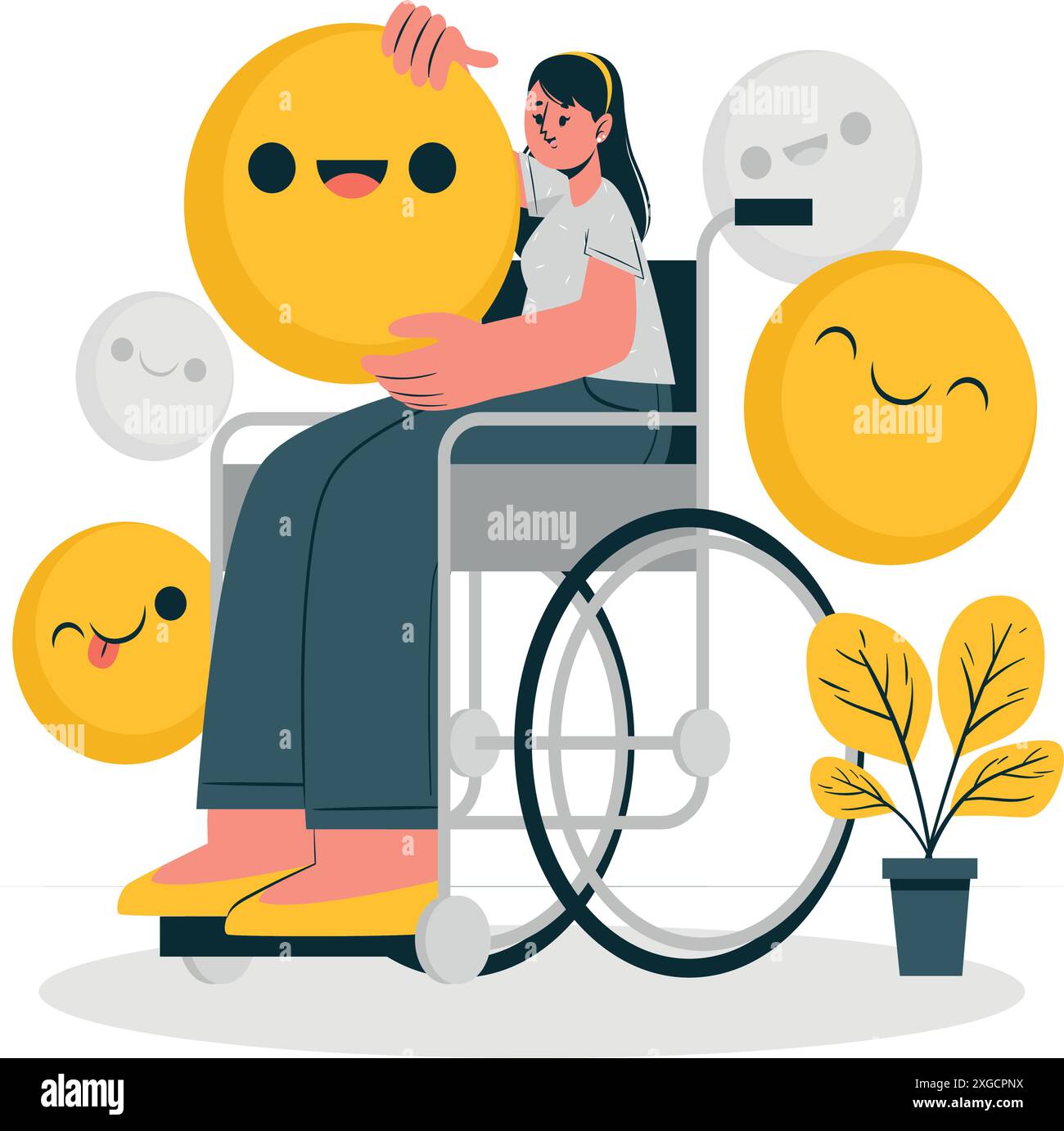 Smiley face concept illustration Stock Vector Image & Art - Alamy