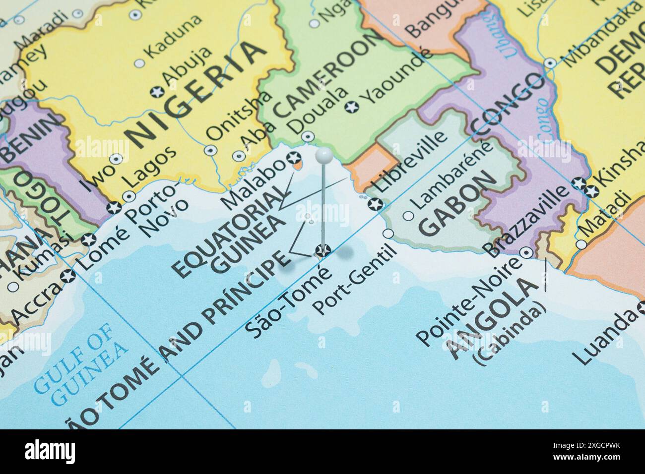 Detailed Political Map Of Sao Tome And Principe Ezilon Maps São Tomé