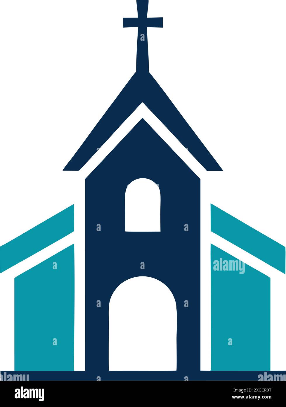 Church building icon vector art illustration Stock Vector Image & Art ...
