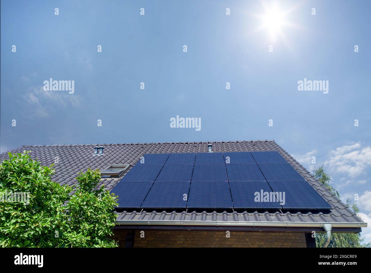 Roof photovoltaic panels under hi-res stock photography and images - Alamy