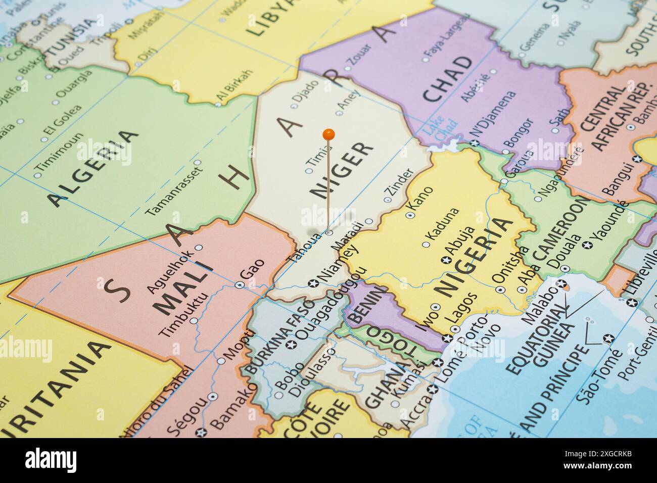Map of tahoua hi-res stock photography and images - Alamy