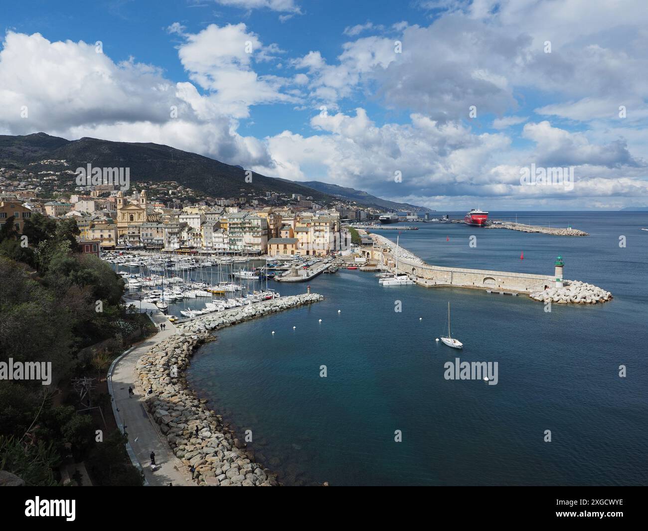 The historic old port of Bastia, Corsica, France Stock Photo - Alamy