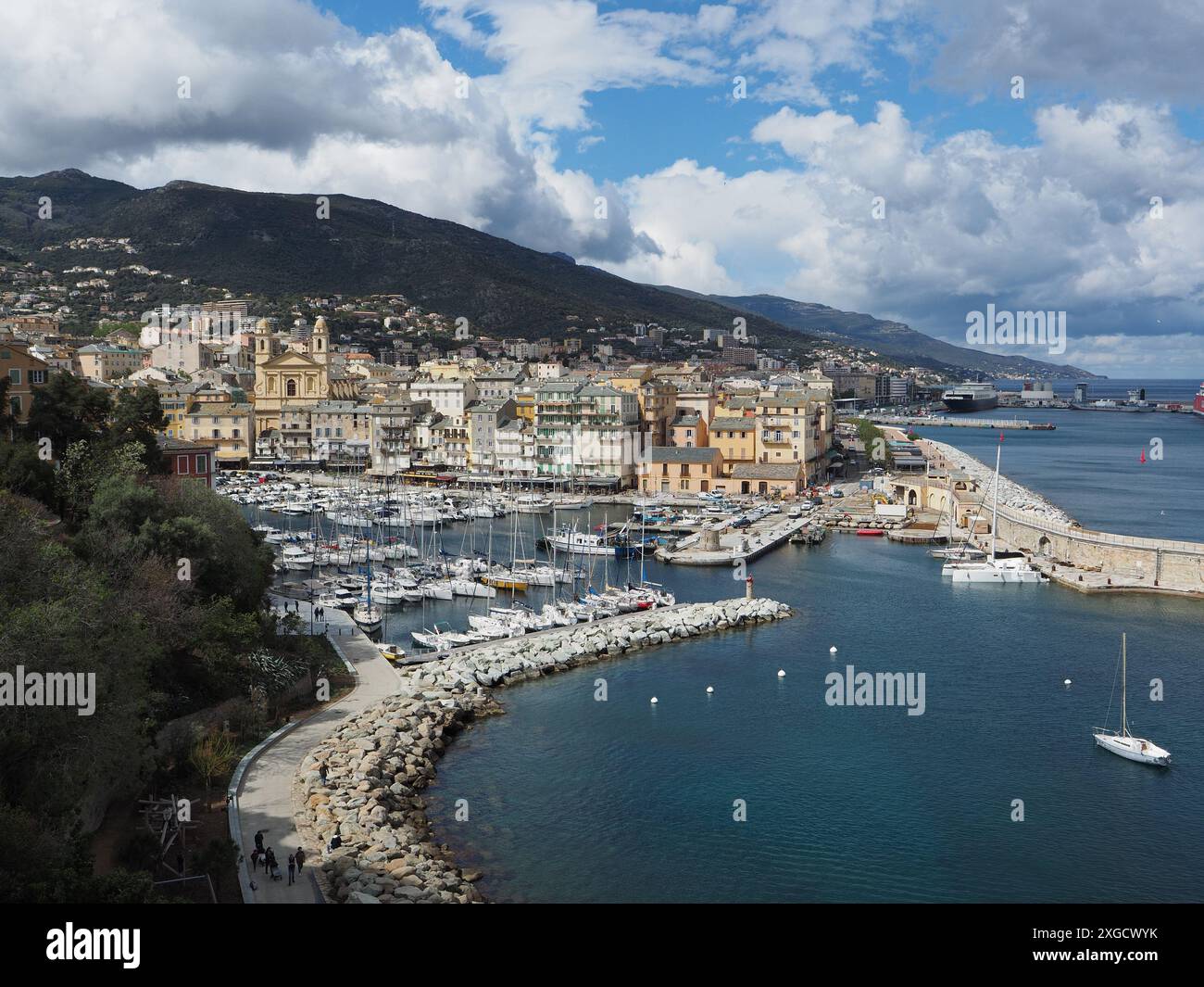 The historic old port of Bastia, Corsica, France Stock Photo - Alamy