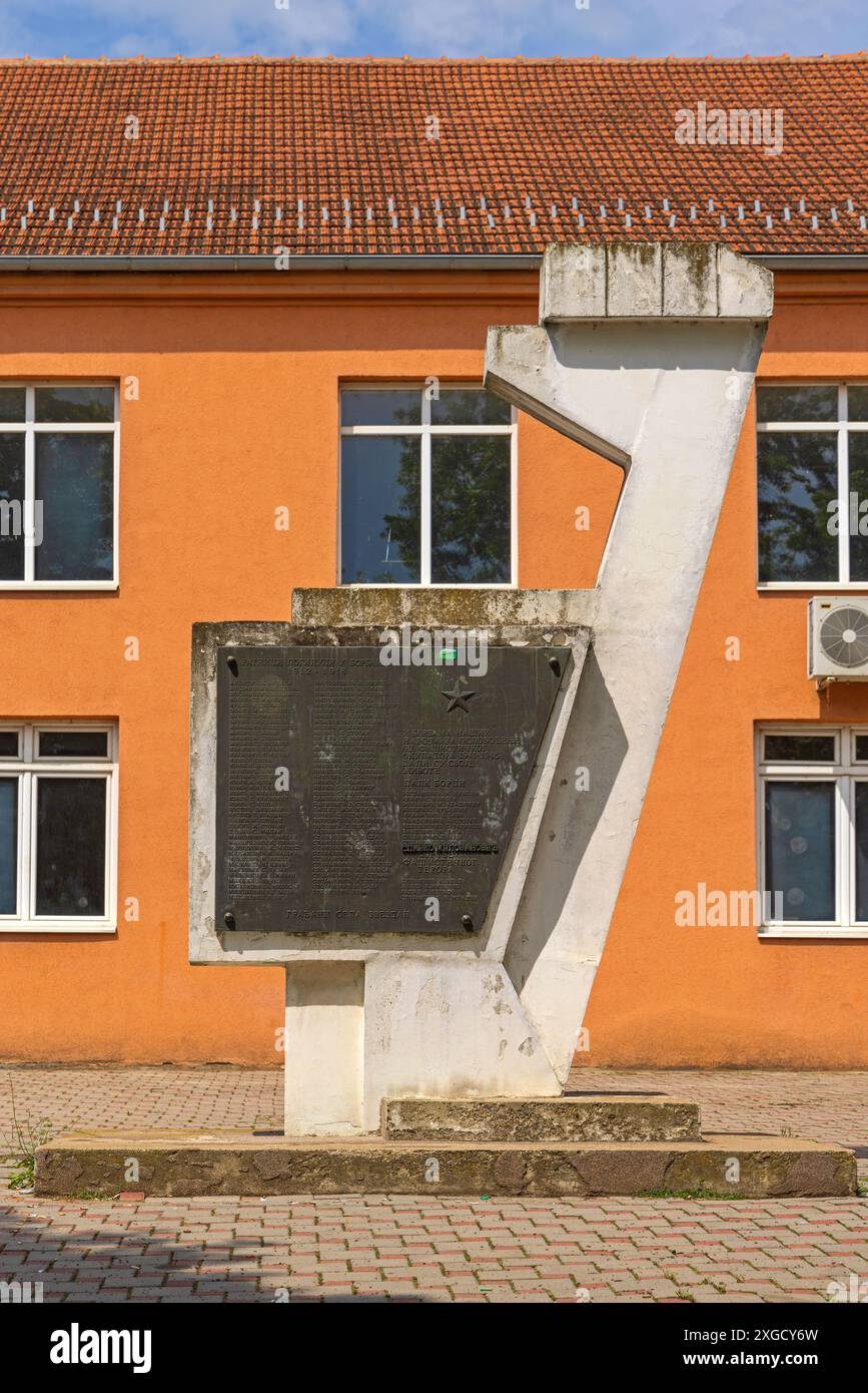 Zajecar, Serbia - June 12, 2022: War Monument to Fallen Soldiers ...