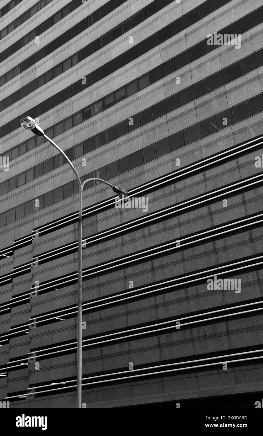 Part of a facade of a high-rise office building in Cape Town, South ...