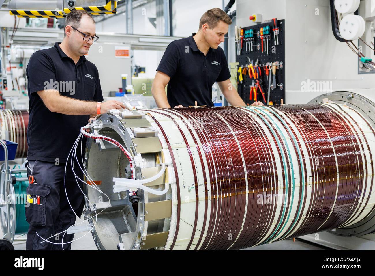 Erlangen, Germany. 08th July, 2024. Employees of Siemens Healthineers ...