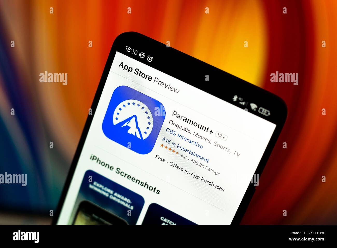 Paramount plus app hi-res stock photography and images - Alamy