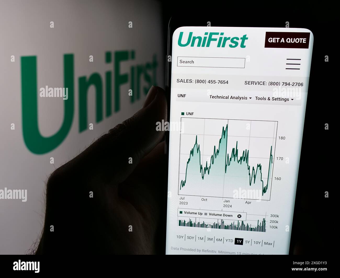 Unifirst logo hi-res stock photography and images - Alamy
