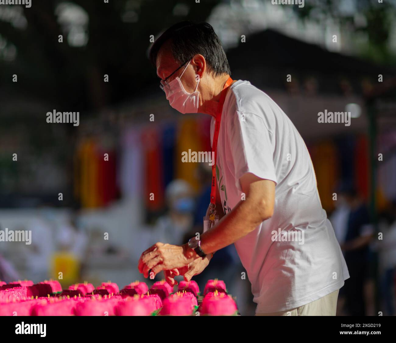 Buddist Maha Vihara, Brickfields Stock Photo - Alamy