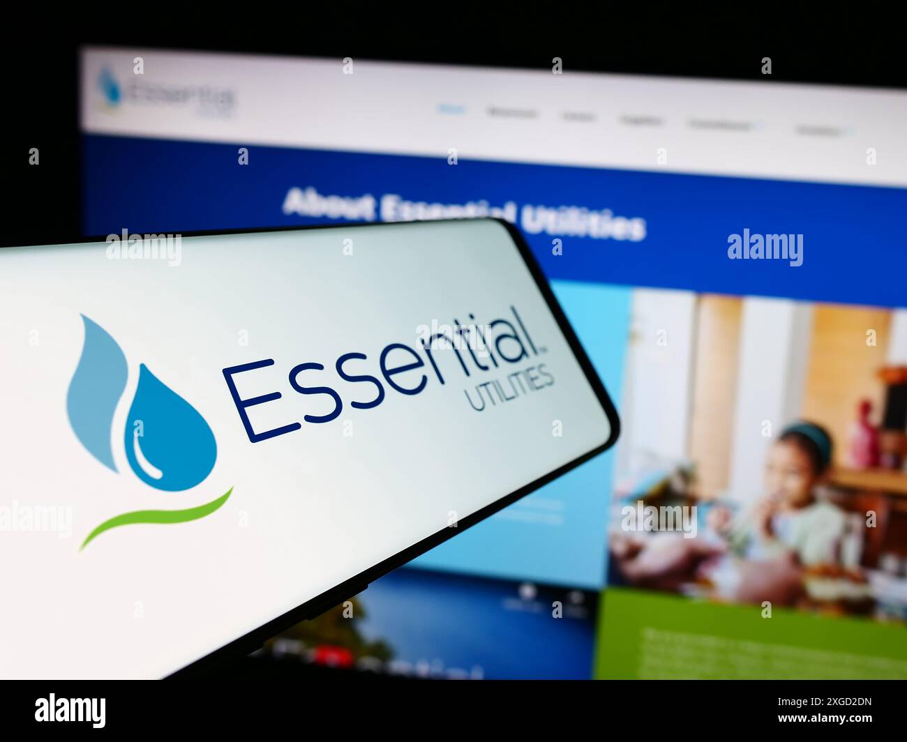 Essential utilities logo hi-res stock photography and images - Alamy