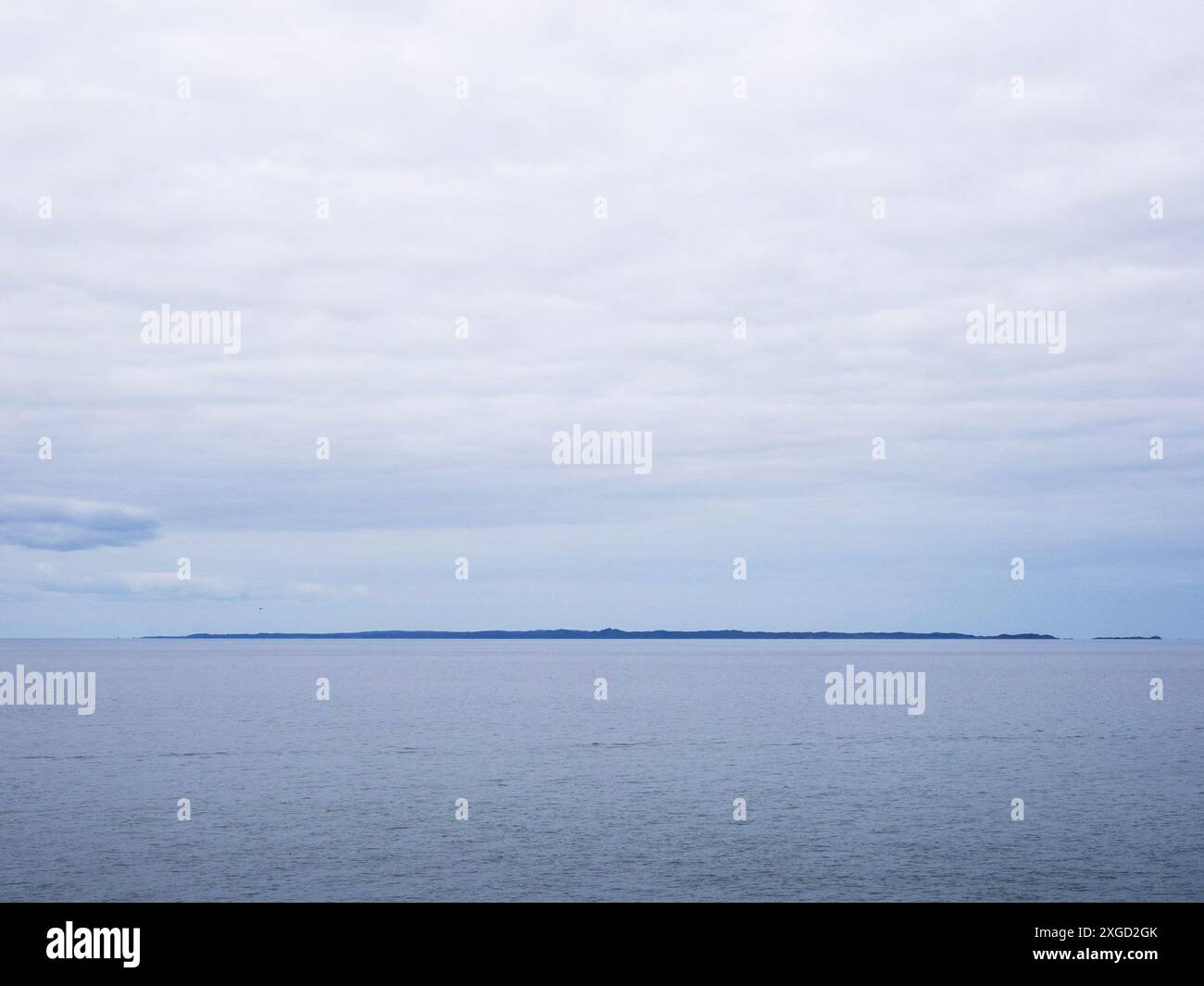 The island of Coll from Ardnamurchan Point, Scotland, the most westerly ...