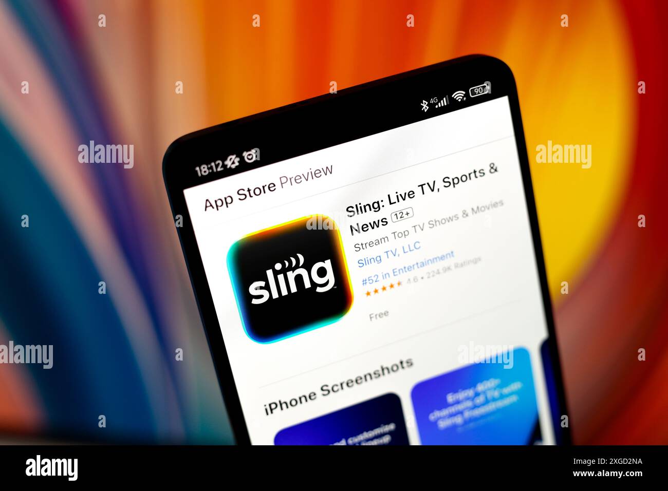 Sling app hi-res stock photography and images - Alamy