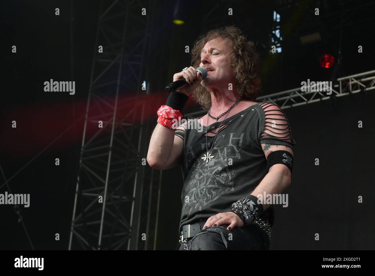 Clam Rock Festival auf der Burg Clam in Sperken, im Bezirk Horn in ...