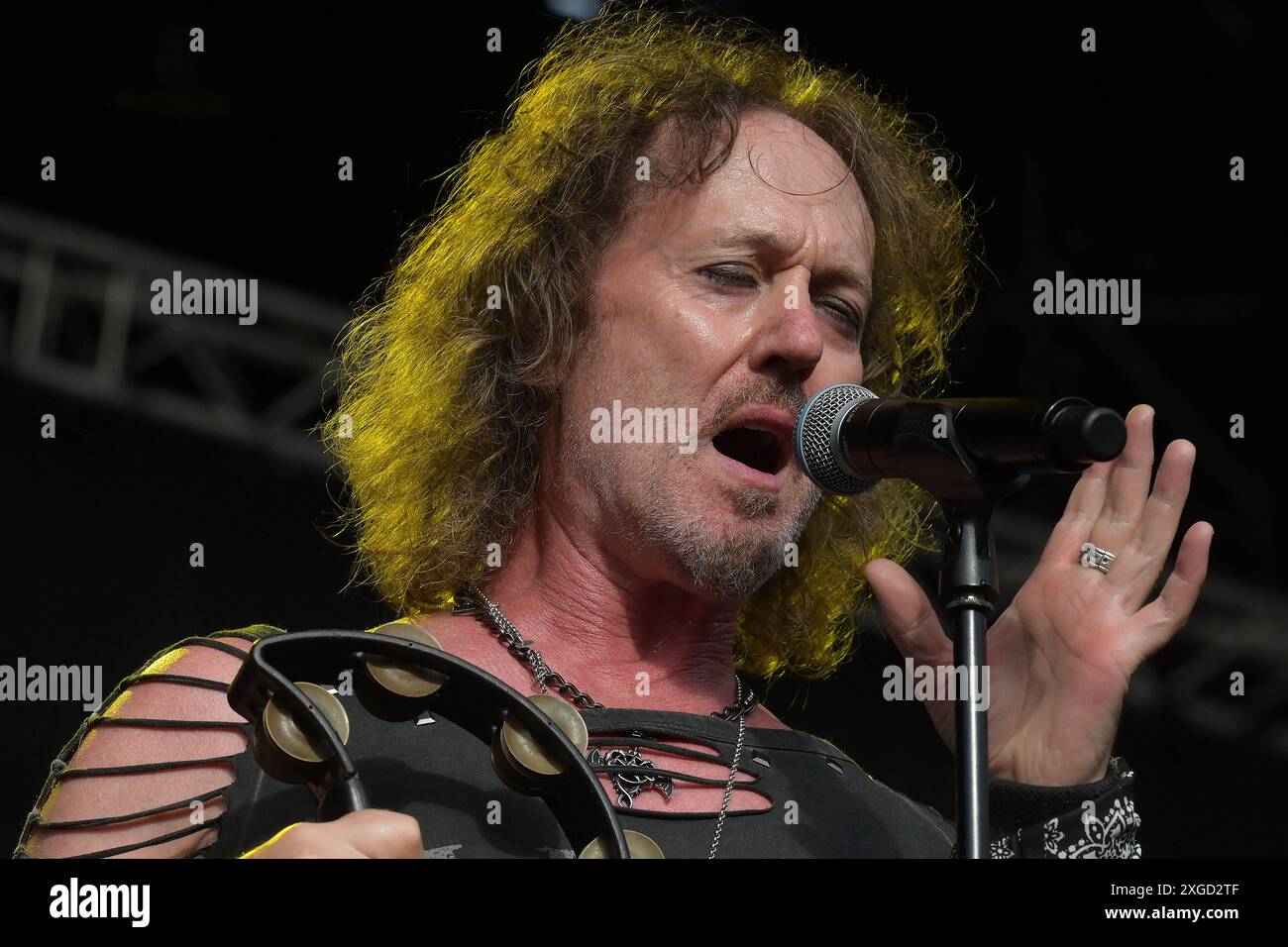 Clam Rock Festival auf der Burg Clam in Sperken, im Bezirk Horn in ...