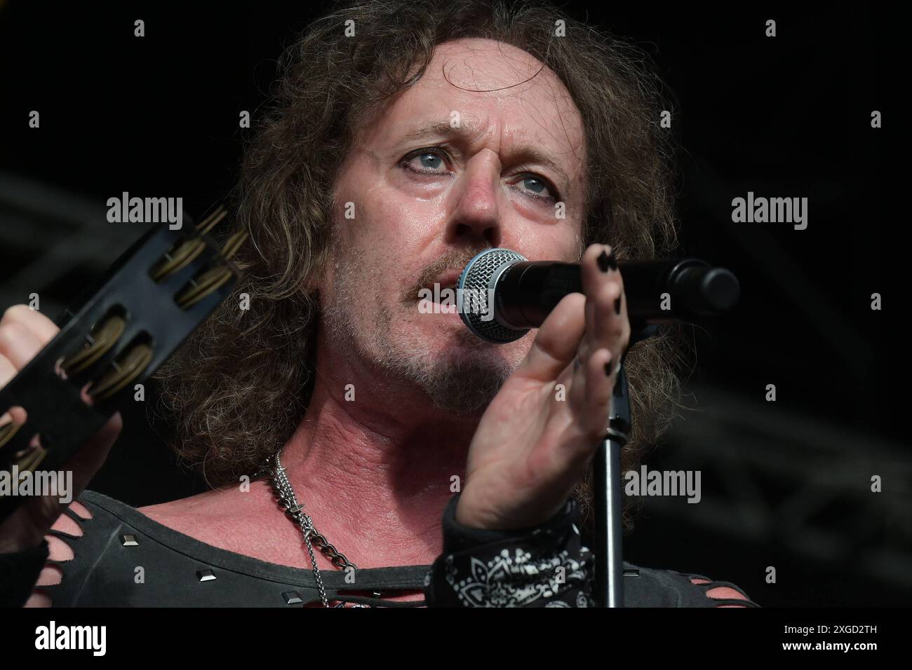 Clam Rock Festival auf der Burg Clam in Sperken, im Bezirk Horn in ...